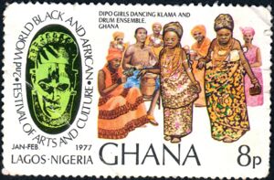 Stamp: Klama Dance, Dipo Tribe (Ghana(Festivals) Mi:GH 678A,Sn:GH 611 ...