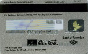 Bank Card: Platinum Check Card (Bank of America, United States of ...