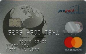 Bank Card: Mastercard Prepaid (Prepaid Financial Services Limited ...
