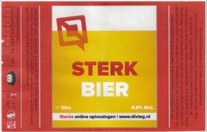 Drink Label: Sterk Bier (Brouwerij Sint Crispijn, NetherlandsCol:NL ...