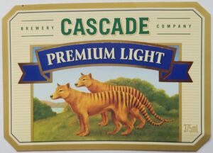 Drink Label: Cascade Premium Light (Cascade Brewery Co, AustraliaCol:AU ...