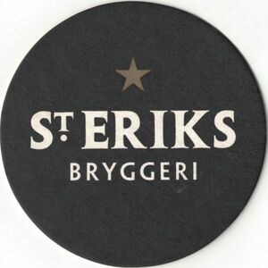 Beer Coaster: St. Eriks (St. Erik’s Brewery, SwedenCol:SE-000184