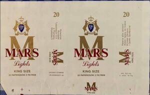 Cigarette Pack: Mars Lights (PolandCol:PL-CT-0330