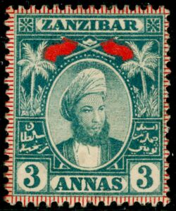 Stamp: Sultan Hamid ibn Thuwaini (Zanzibar(Sultan Hamid ibn Thuwaini ...