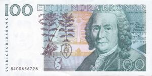 Banknote: 100 Kronor (Sweden(1985-2000 Regular Issue) Wor:P-57b.2