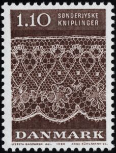 Stamp: Tonder Lace Pattern (Denmark(Lace Patterns - various designs) Mi ...