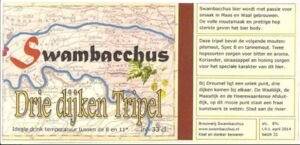 Drink Label: Drie Dijken Tripel (Swambacchus, NetherlandsCol:NL-BEER-000871