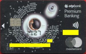Bank Card: MasterCard World Black Edition (Otp Bank, UkraineCol:UA-MC-0787