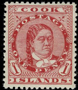 Stamp: Queen Makea Takau (Cook Islands(Queen Makea Takau, White Tern ...