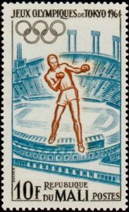 Stamp: Boxer (Mali(Summer Olympic Games 1964 - Tokyo) Mi:ML 87,Sn:ML 62 ...