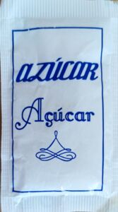 Sugar Packet: Azúcar (Spain(Numbered Series) Col:ESP-SU-0036(03/?)