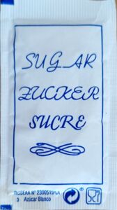 Sugar Packet: Azúcar (Spain(Numbered Series) Col:ESP-SU-0036(03/?)