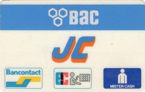 Bank Card: BAC SPAARBANK ec 90 (BAC SPAARBANK, BelgiumCol:BE-GM-0056