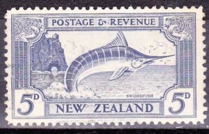 Stamp: Striped Marlin (Tetrapturus audax) (New Zealand(Second ...