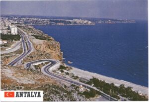 Tarjeta Postal: Antalya, View from Plane (Türkiye (Turquía)(Antalya) Col:TR-003994,Off:07-58