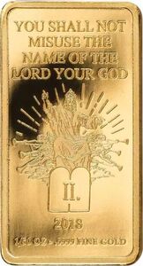 Moneda: 100 CFA Francs (Ten Commandments - 2nd Commandment) (Congo ...