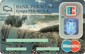 Bank Card: Bank Pekao Maestro ec 99 (Bank Polska Kasa Opieki SA/Bank ...