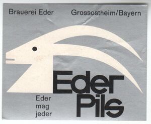 Drink Label: Eder Pils (Eder & Heylands Brauerei, Germany, Federal ...