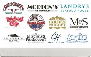 Gift Card: 11 Restaurant LOGOS (Landry's Restaurants Group, United ...
