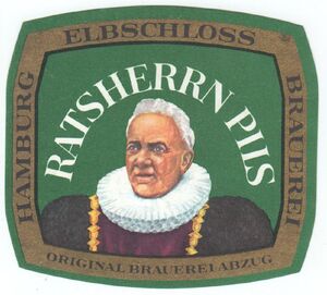 Drink Label: Ratsherrn Pils (Elbschloss Brauerei, Hamburg, Germany ...