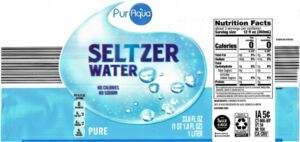 Drink Label: Pur Aqua Seltzer (ALDI Inc., United States of AmericaCol ...
