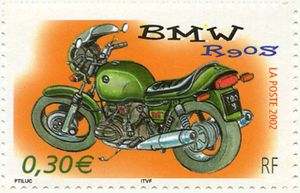 Stamp: motorcycle - BMW R90S (France(Motorcycles) Yt:FR 3513,Mi:FR 3650 ...