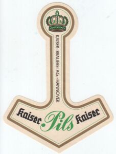 Drink Label: Kaiser Pils (Kaiser Brauerei, Hannover, Germany, Federal ...