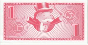 Banknote: 1 Monopoly (Fantasy Issues(Game) Col:FR-Monopoly-Junior-1