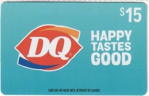 Gift Card: Happy Tastes Good (DairyQueen, United States of America ...