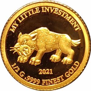 Coin: 10 Dollars (My Little Investment - Saber-Toothed Tiger) (Solomon ...
