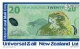 Stamp: New Zealand Currency, $20 Note (New Zealand: Private Post ...