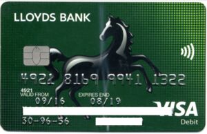 Bank Card: Lloyds bank Debit (Lloyds TSB, United Kingdom of Great ...