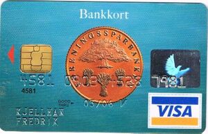 Bank Card: Bankkort (ForeningsSparbanken, SwedenCol:SE-VI-0010.05
