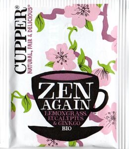 Theezakje: Zen Again Lemongrass, Eucalyptus & Ginkgo (Cupper, Italië ...