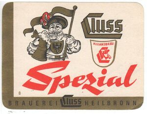 Drink Label: Cluss Spezial (Brauerei Cluss Heilbronn, Germany, Federal ...