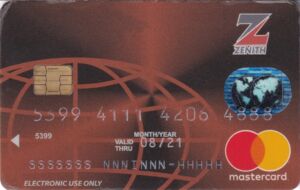 Bank Card: MasterCard (Zenith Bank, NigeriaCol:NG-MC-0003
