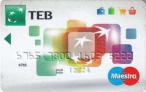 Bank Card: Teb (Turk Ekonomi Bankasi, TurkeyCol:TR-MS-0031.02