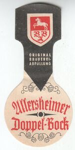 Drink Label: Allersheimer Doppel-Bock (Brauerei Allersheim Holzminden ...