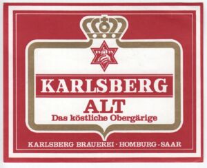 Drink Label: Karlsberg Alt (Karlsberg Brauerei, Germany, Federal ...