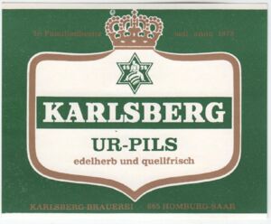 Drink Label: Karlsberg Ur-Pils (Karlsberg Brauerei, Germany, Federal ...