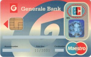Bank Card: Generale Bank ec 02-97 (Generale Bank, NetherlandsCol:NL-MS-0058