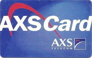 Phonecard: AXS Card (Remote Memory France , France(AXS Telecom) Col:FR ...