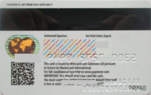 Bank Card: PaYoneer. Worldventures (Wirecard Card Solutions Ltd, United ...