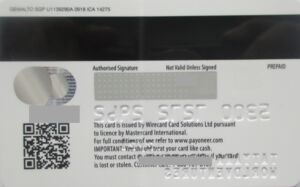 Bank Card: PaYoneer. Worldventures (Wirecard Card Solutions Ltd, United ...