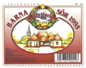 Drink Label: Barna Sör 1995 (Varga Gábor, HungaryCol:HU-BEER-002291
