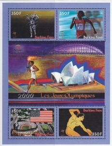 Stamp: Summer Olympics Sydney (Burkina Faso(Summer Olympic Games 2000 ...