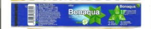 Drink Label: Bonaqua (Zhuhai Coca-Cola Bev. Co. Ltd, China, People's ...