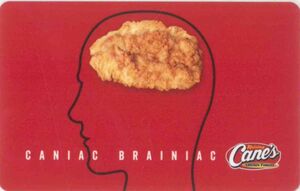 Gift Card: Caniac Brainiac (Raising Cane's, United States of America ...