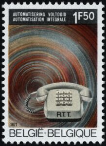Stamp: Automatization of Belgian Telephone System (BelgiumMi:BE 1624,Sn ...