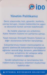 Pocket Calendar: İDO - İstanbul Büyükşehir Belediyesi (Türkiye (Turkey ...